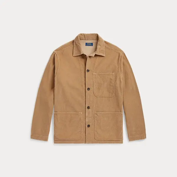 Ralph Lauren Corduroy Utility Overshirt - Classic Camel
