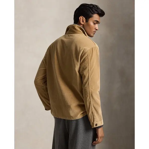 Ralph Lauren Corduroy Utility Overshirt - Classic Camel