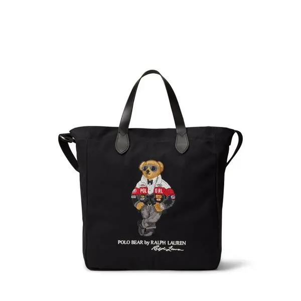 Ralph Lauren Polo Bear Canvas Shopper Tote