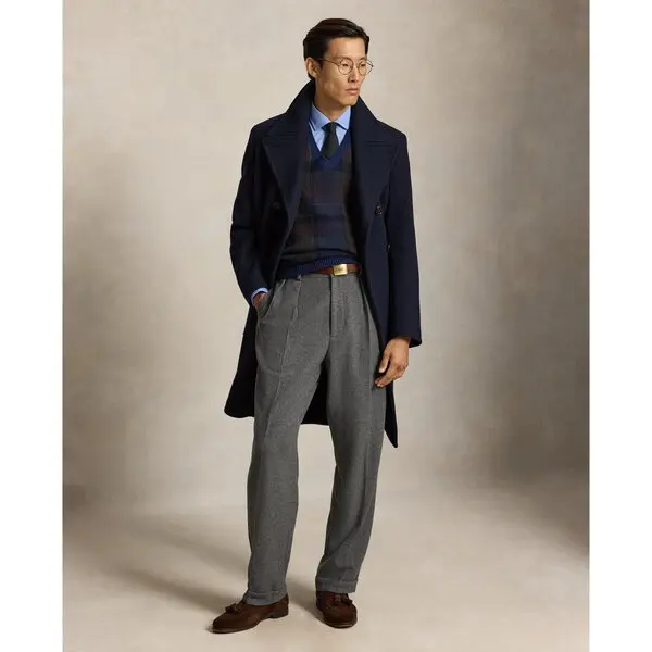 Ralph Lauren Plaid Wool-cotton Sweater Vest