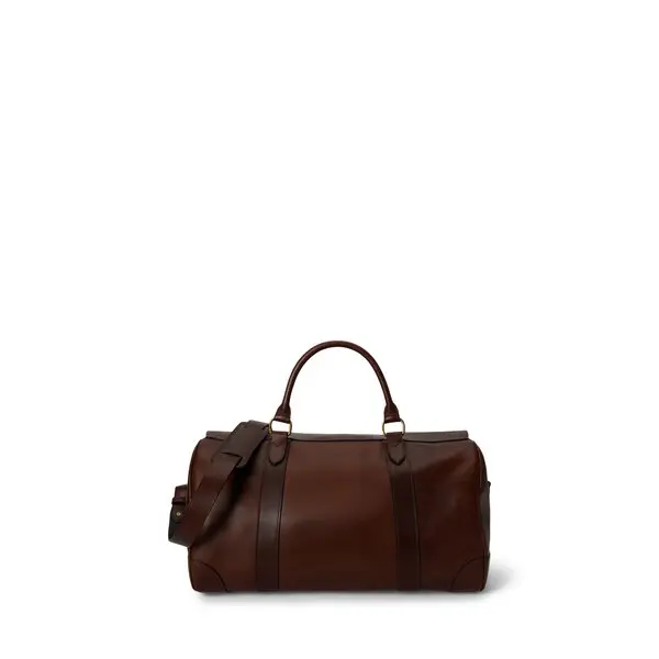 Ralph Lauren Heritage Lock Leather Small Duffel