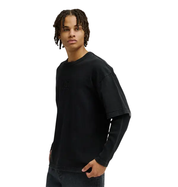 DC SHOES Dc Twofer Long Sleeve - Black