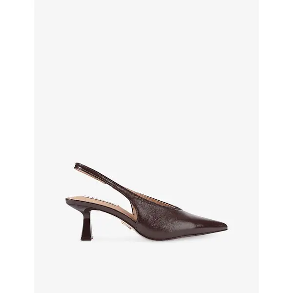 Steve Madden Alari Leather Slingbacks - Brown