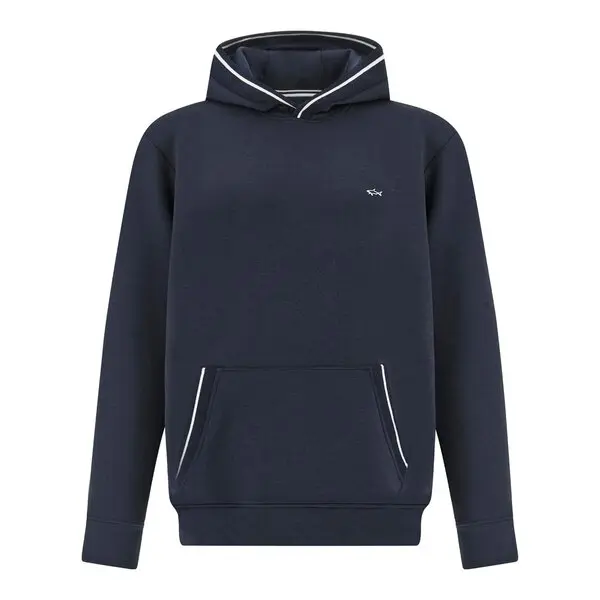 Paul & Shark Supima® Cotton Hoodie - Blue