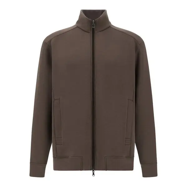 Paul & Shark Active Fleece Cotton Zip-up Sweatshirt - Falcon