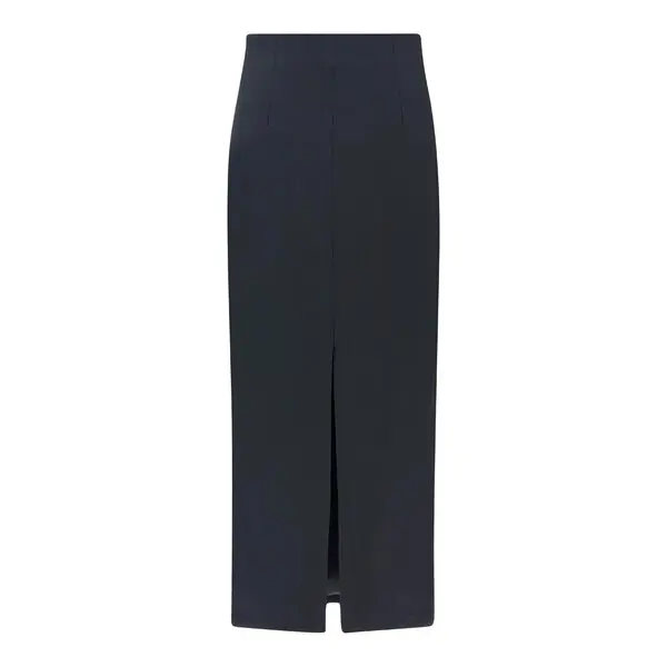 Paul & Shark Tech Wool Pencil Skirt With Slit