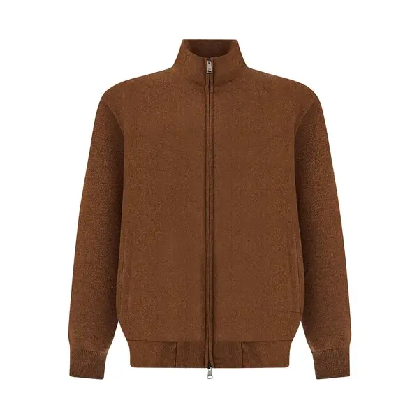 Paul & Shark Wool And Cashmere Zip-up Cardigan - Red