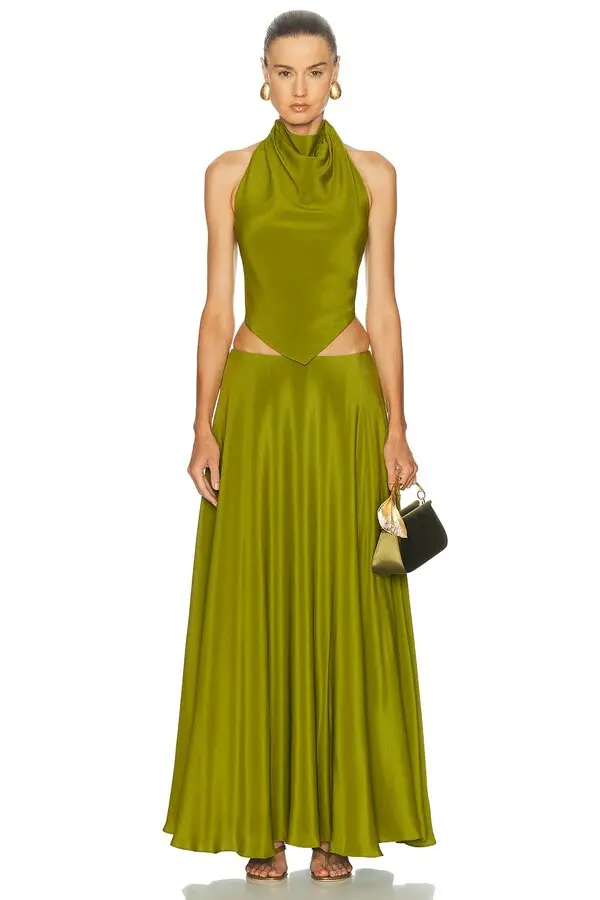 Cult Gaia Dionea Top - Chive