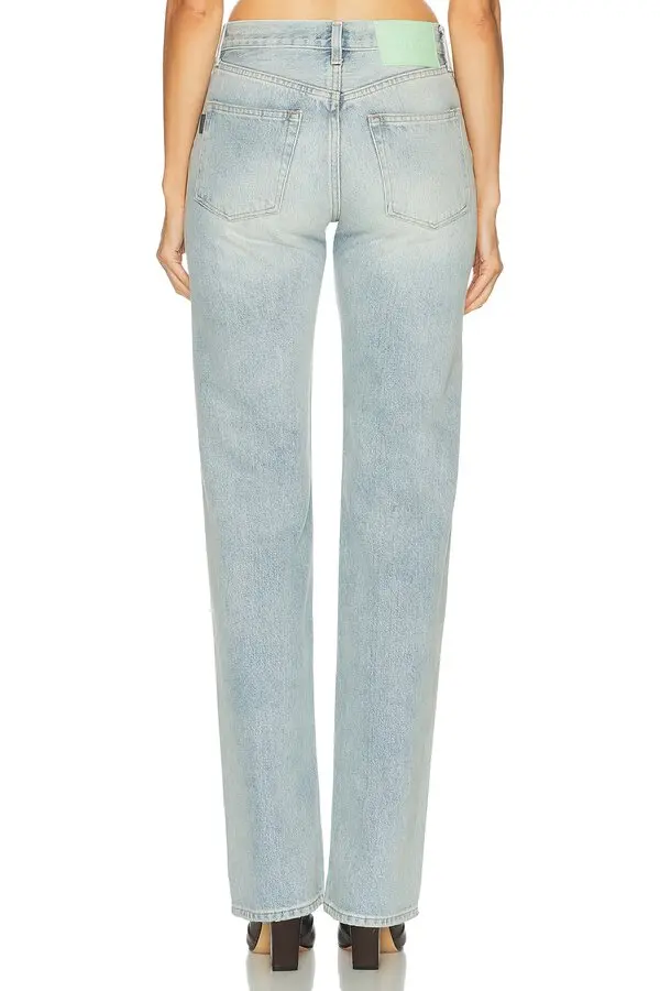 HAIKURE Star Straight Leg Denim Jeans