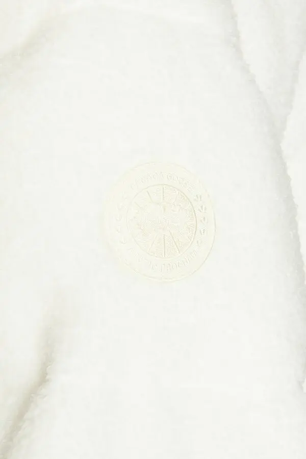 Canada Goose Puffer Fleece Jacket With Funnel Neck - Bone
