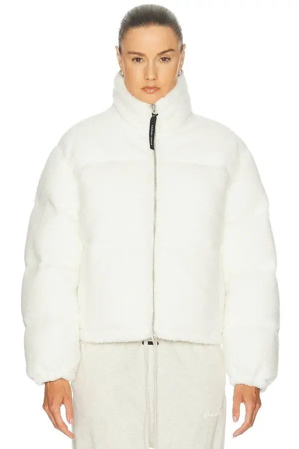 Canada Goose Puffer Fleece Jacket With Funnel Neck