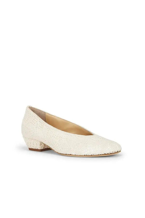 Magda Butrym Crochet Ballerina Heel