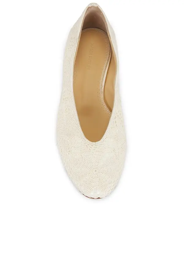 Magda Butrym Crochet Ballerina Heel
