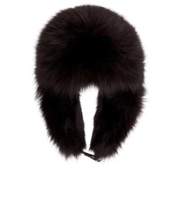 YVES SALOMON Fox Fur Chapka