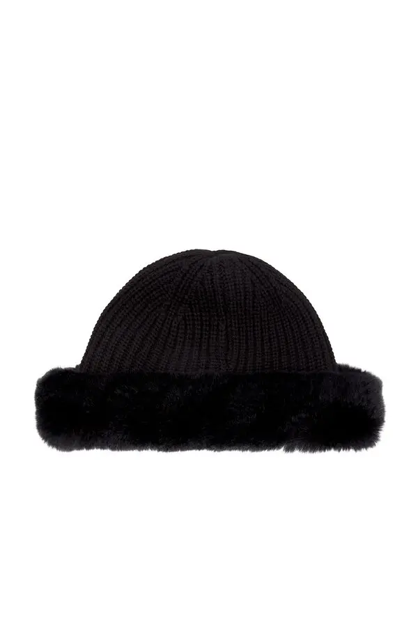 YVES SALOMON Rex Rabbit And Cashmere Bonnet