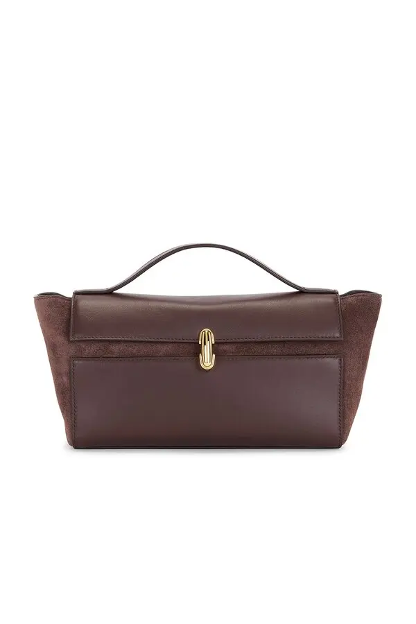 Savette Trapeze Pochette Bag - Coffee