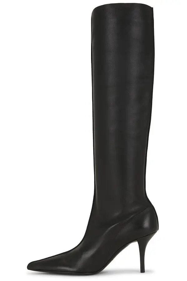 Magda Butrym Leather High Boot - Black