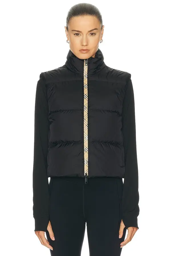 Burberry Ireland Puffer Jacket With Detachable Hoodie