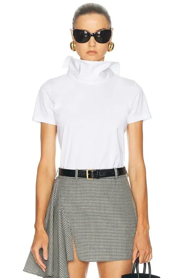 Givenchy High Collar Popeline T-shirt