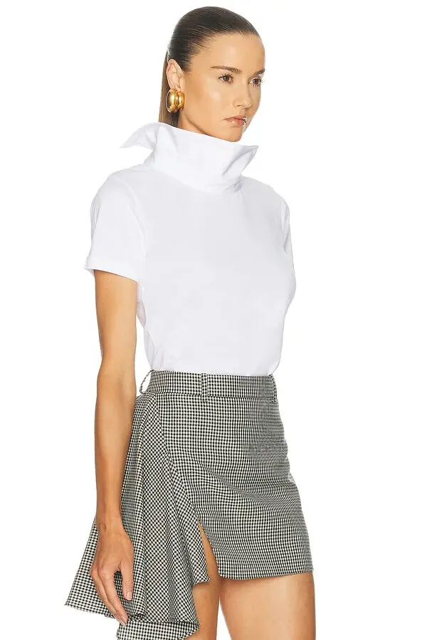 Givenchy High Collar Popeline T-shirt