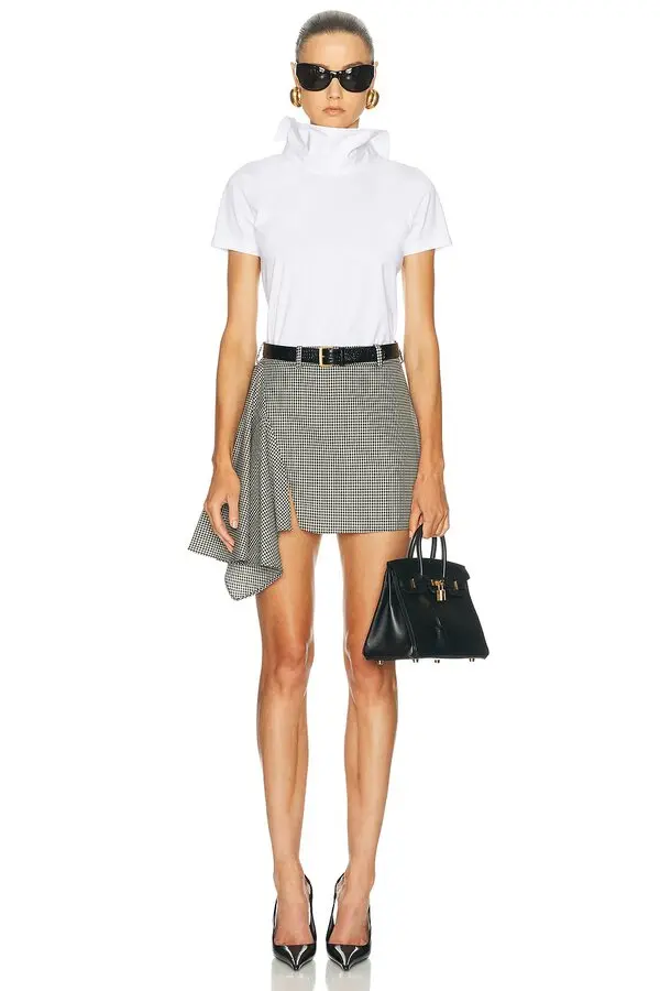 Givenchy High Collar Popeline T-shirt