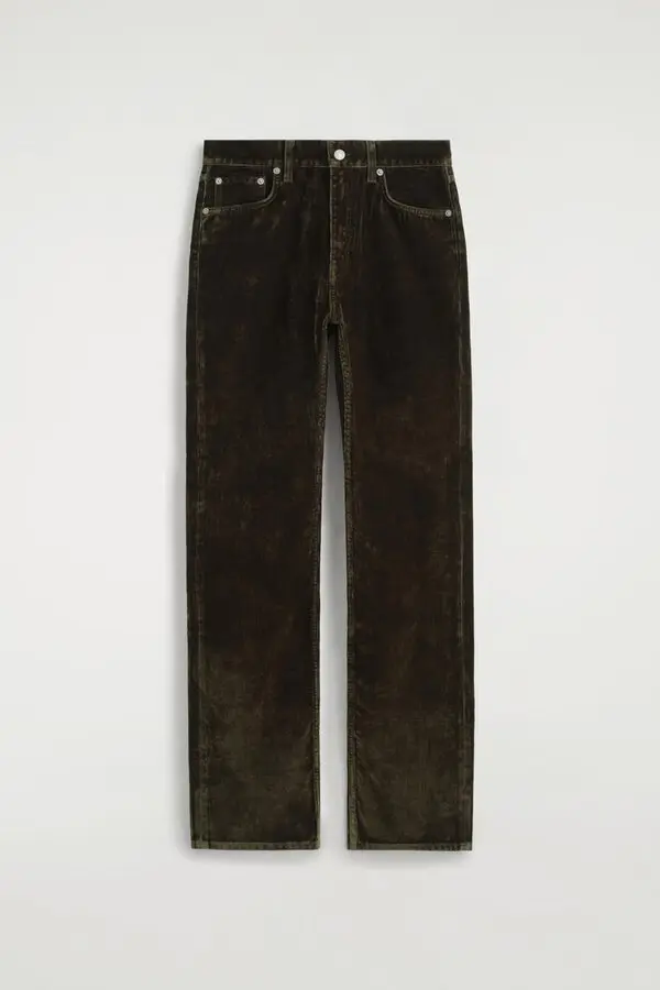Cos Chord Corduroy Straight-leg Jeans - Beige