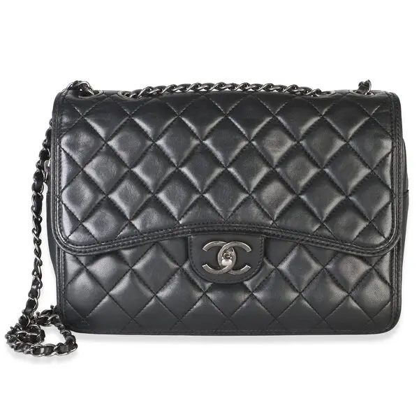 Chanel Quilted Lambskin Citizen Zip Flap Bag - Black