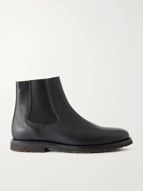 Mr P. Leather Chelsea Boots - Black