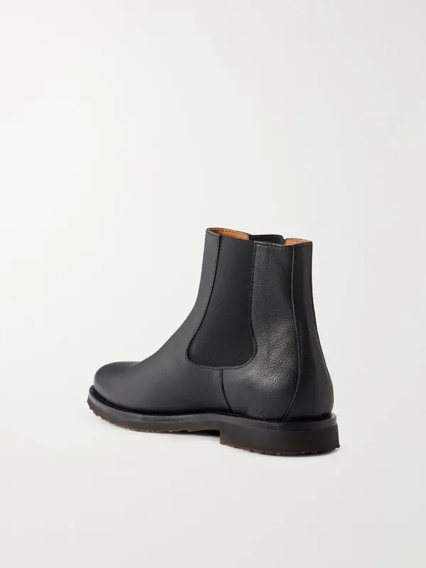 Mr P. Leather Chelsea Boots - Black
