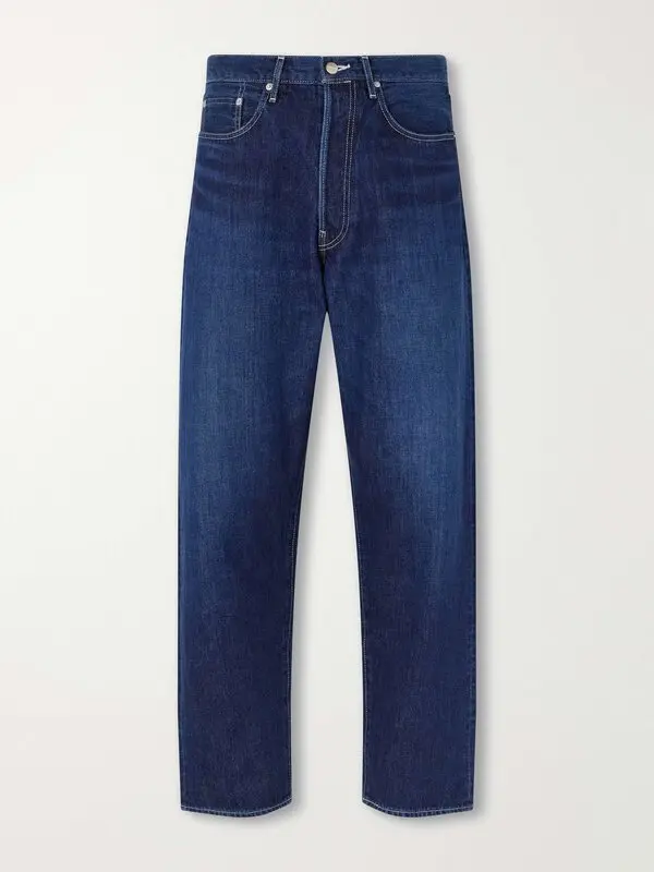 GRAPHPAPER Selvage Tapered Jeans - Blue