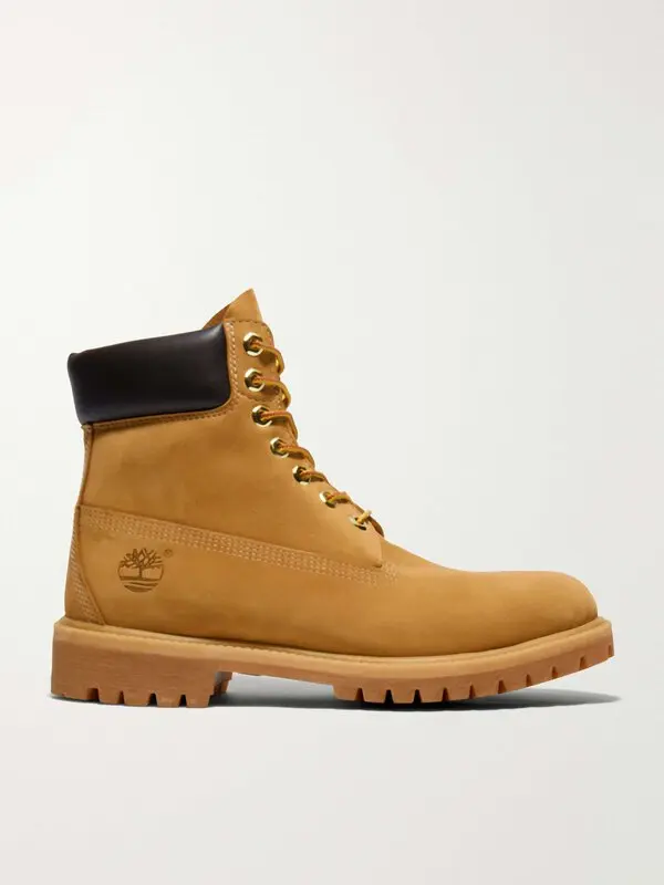 Timberland Premium 6-inch Suede Lace-up Boots - Camel