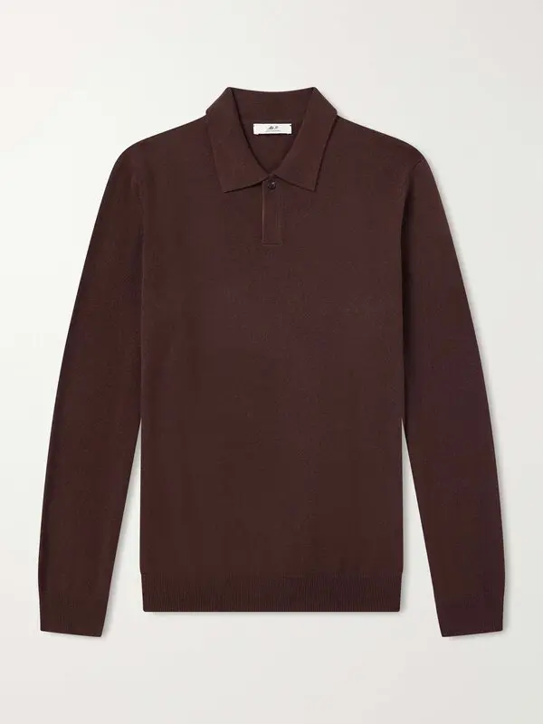 Mr P. Cashmere Polo Sweater
