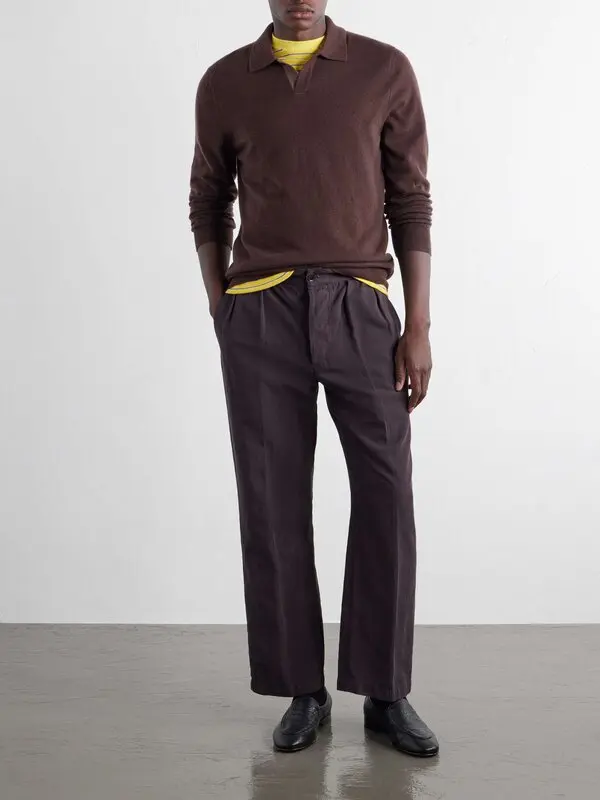 Mr P. Cashmere Polo Sweater