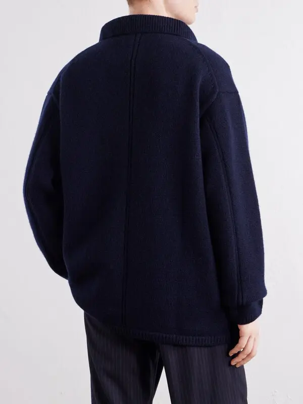 Inis Meáin Wool And Cashmere-blend Shawl Collar Cardigan