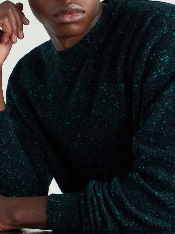 Inis Meáin Merino Wool And Cashmere-blend Sweater
