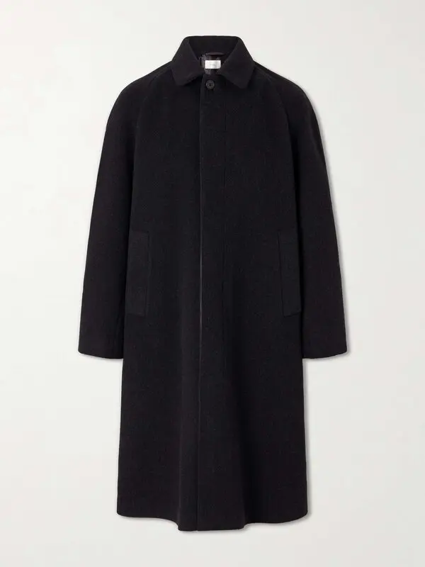 THE ROW Perlin Cashmere And Wool-blend Coat - Dark Gray