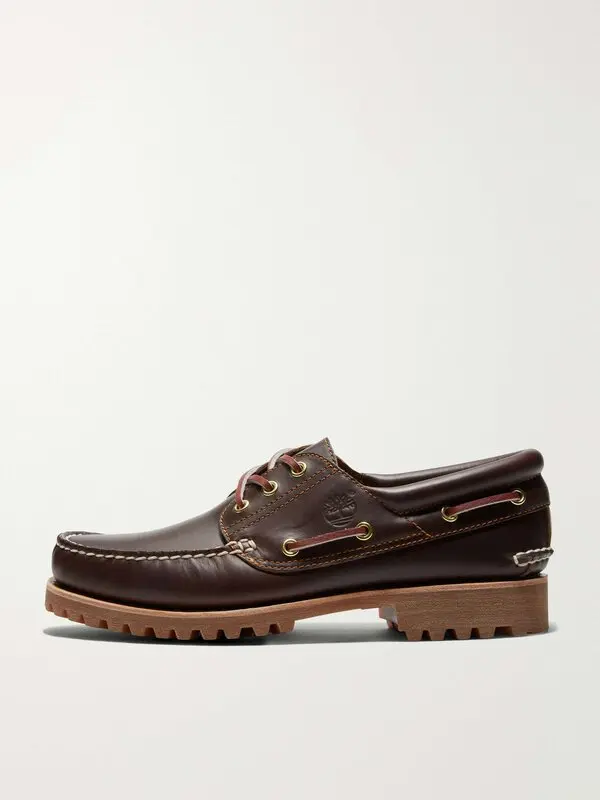 Timberland Authentic 3-eye Lug Leather Boat Shoes