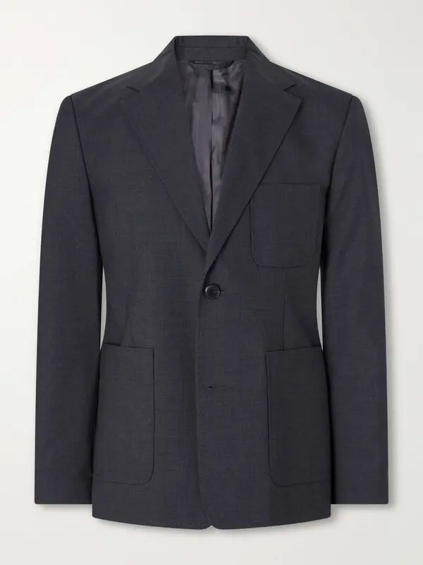 MFPEN Patch Wool-twill Blazer - Gray