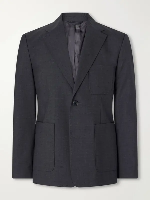 MFPEN Patch Wool-twill Blazer - Gray