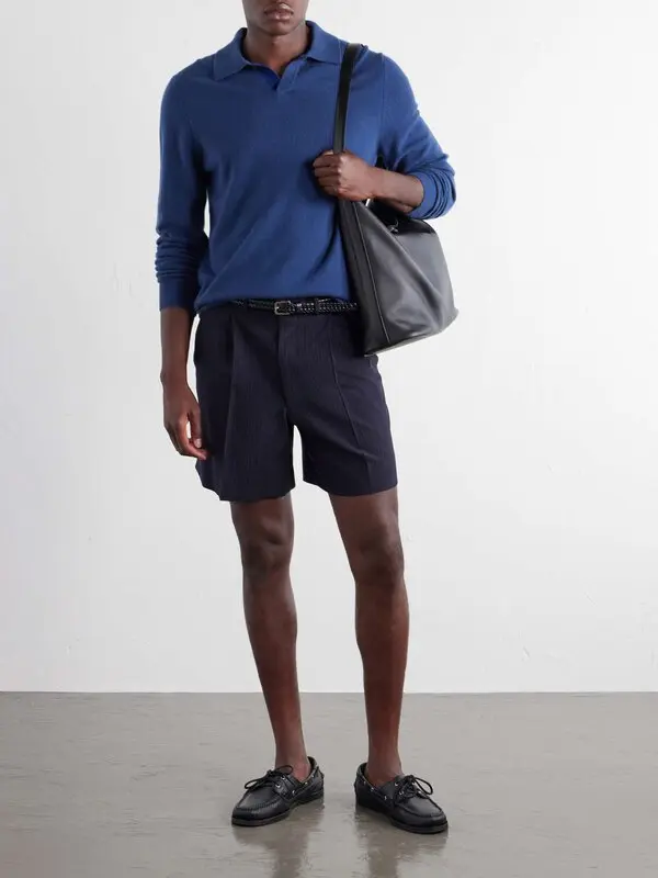 Mr P. Cashmere Polo Sweater