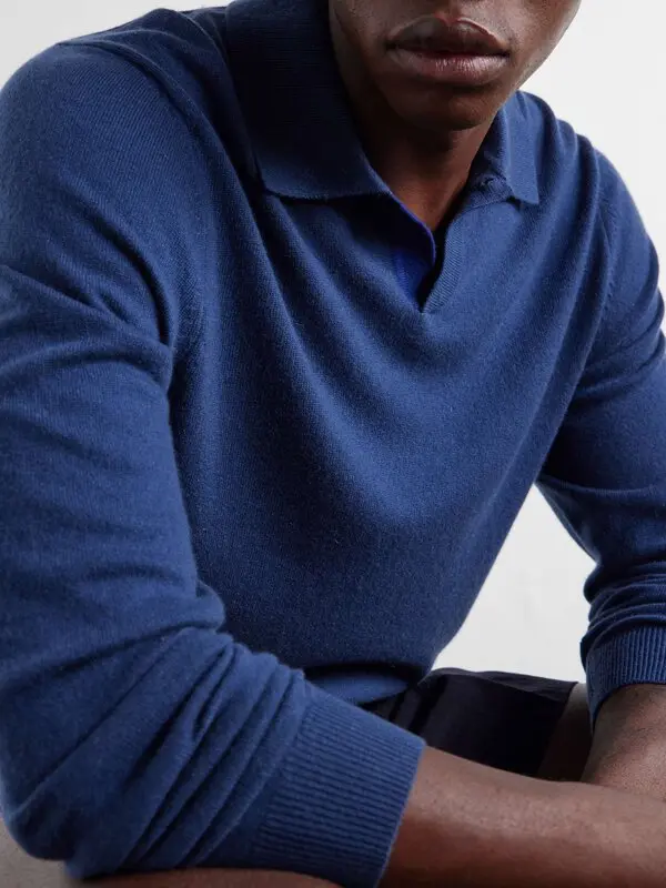 Mr P. Cashmere Polo Sweater