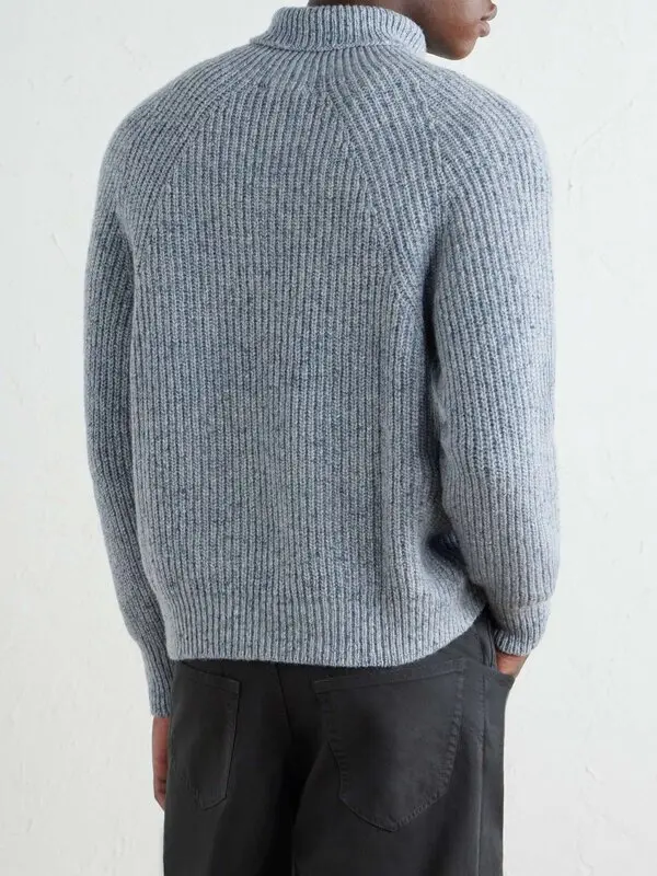 Inis Meáin Boatbuilder Ribbed Cashmere Sweater