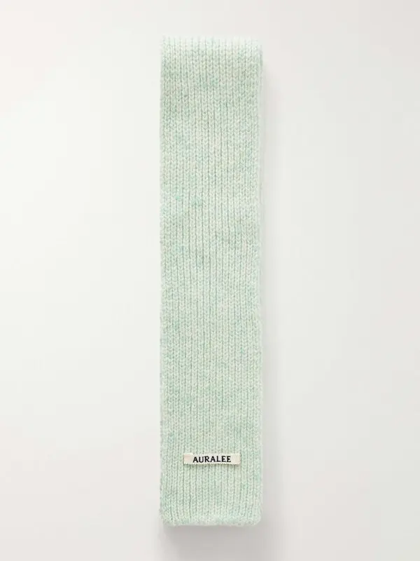 Auralee Cashmere Scarf - Mint