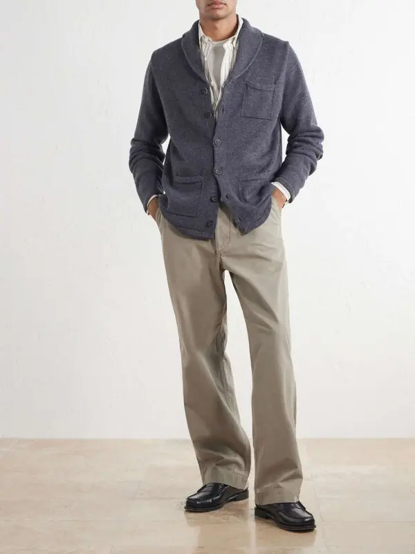 Inis Meáin Merino Wool And Linen-blend Cardigan