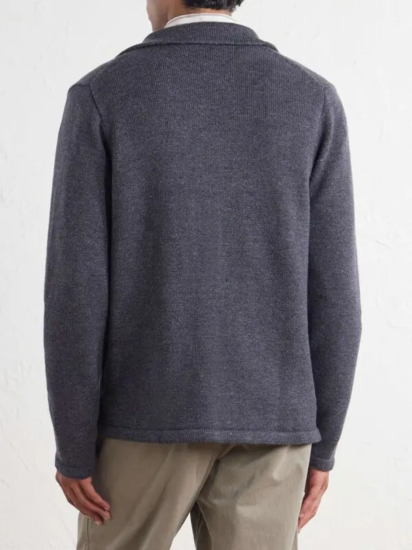 Inis Meáin Merino Wool And Linen-blend Cardigan