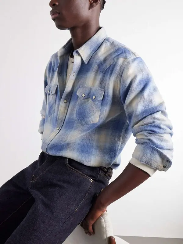 FORTELA Josh Checked Cotton Shirt