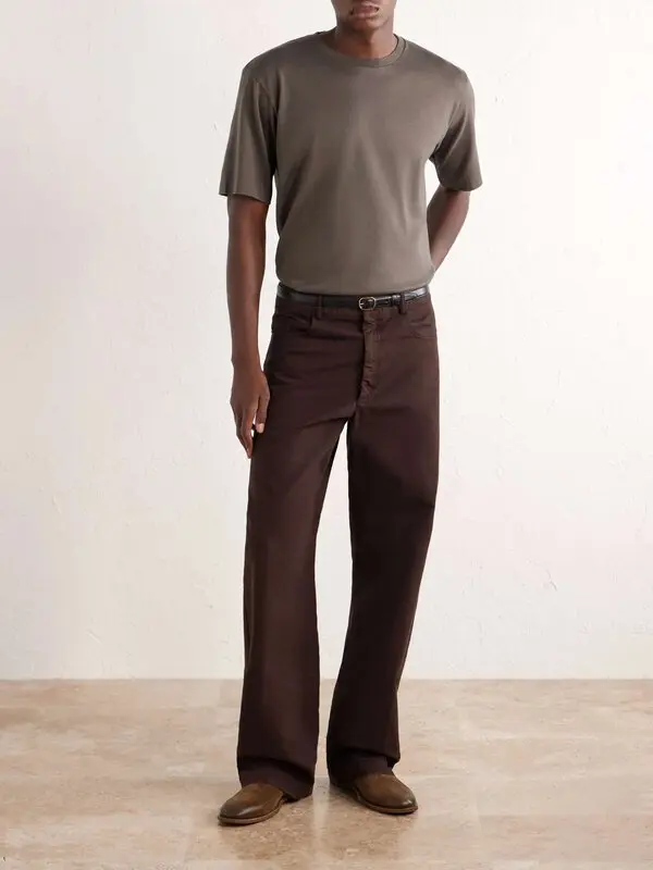 Auralee Luster Cotton-jersey T-shirt