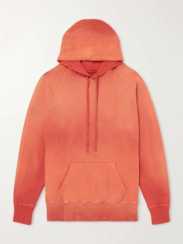 FORTELA Vintagehood Cotton-jersey Hoodie - Red