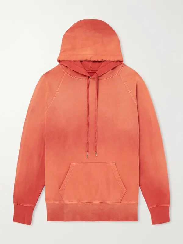 FORTELA Cotton-jersey Hoodie - Red