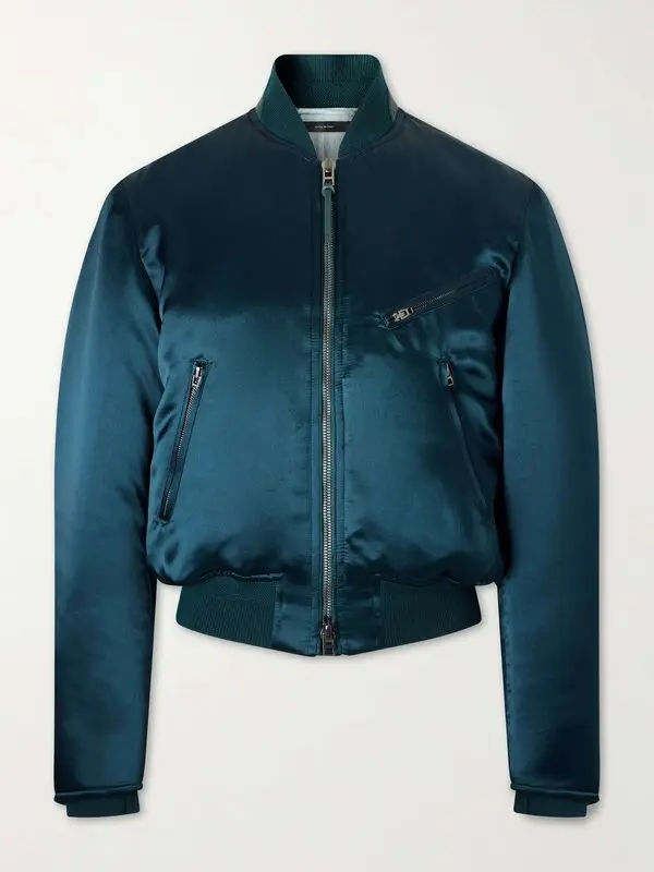 TOM FORD Satin Bomber Jacket